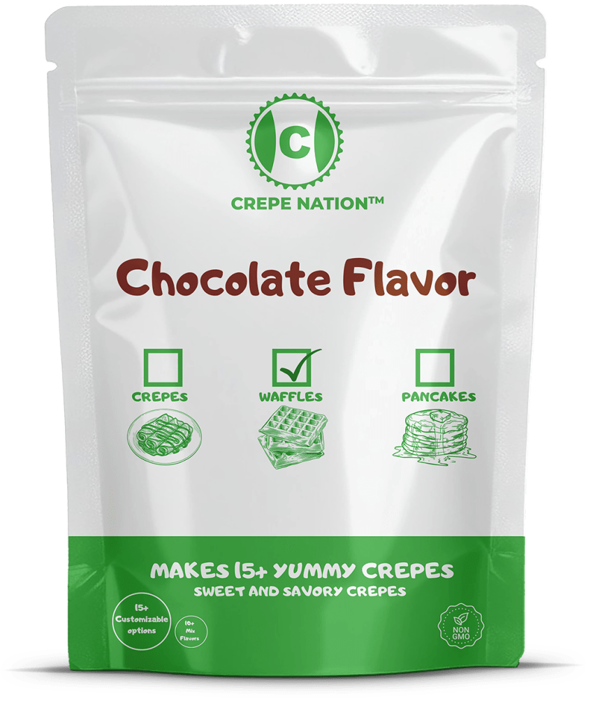 Delicious Chocolate Waffle Mix for Homemade Breakfast – Crepe Nation